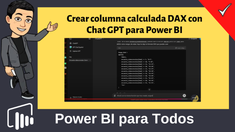 💡 Crear columna calculada DAX con Chat GPT para Power BI #9 2026